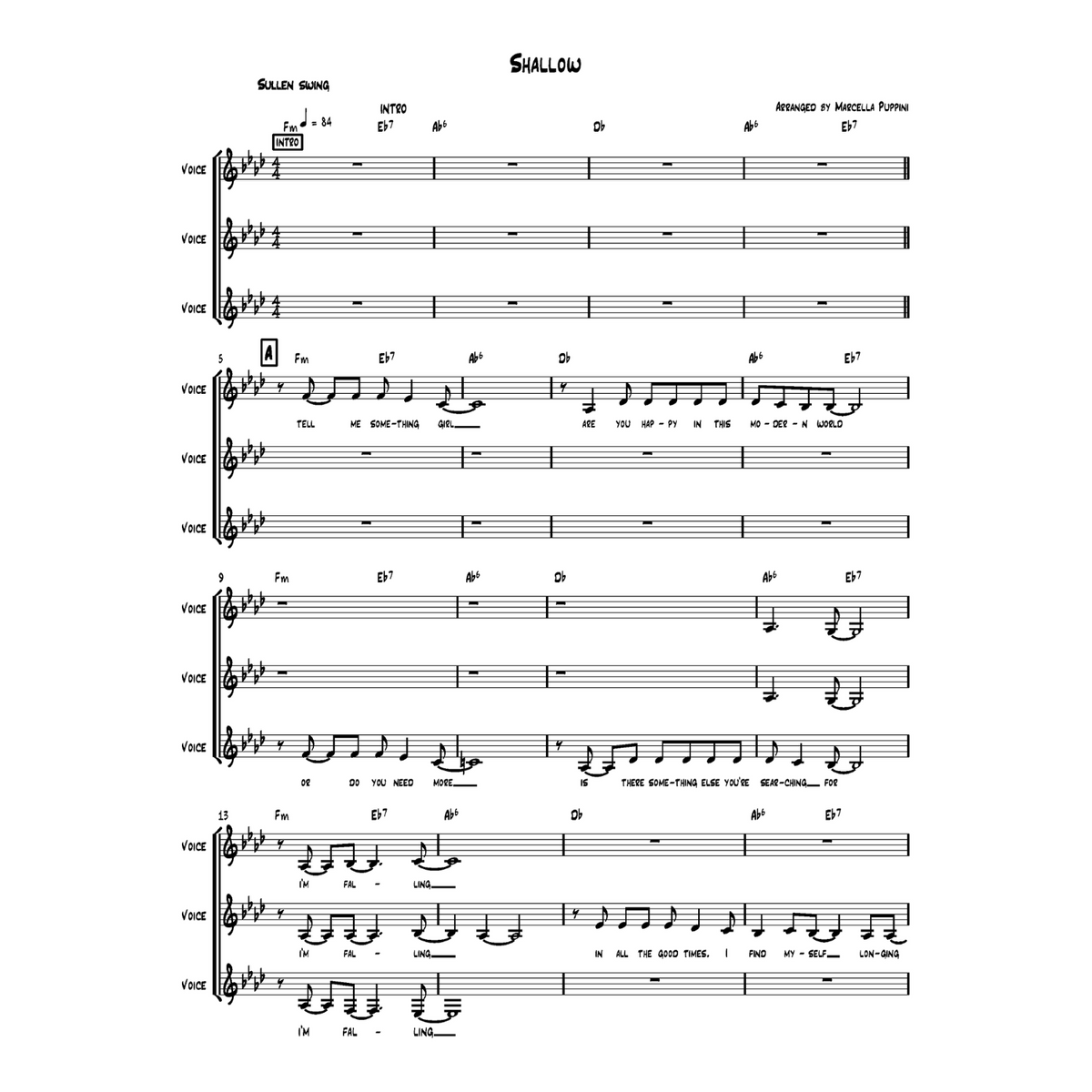 Single Arrangement - Puppini Sisters Arrangement (DIGITAL PDF) – The ...